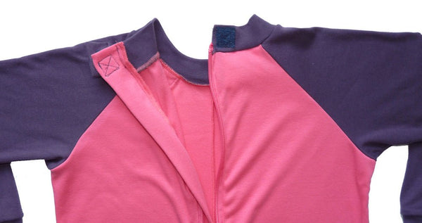 All-In-One Zip Back Fastening Pyjama - Cotton | Fledglings