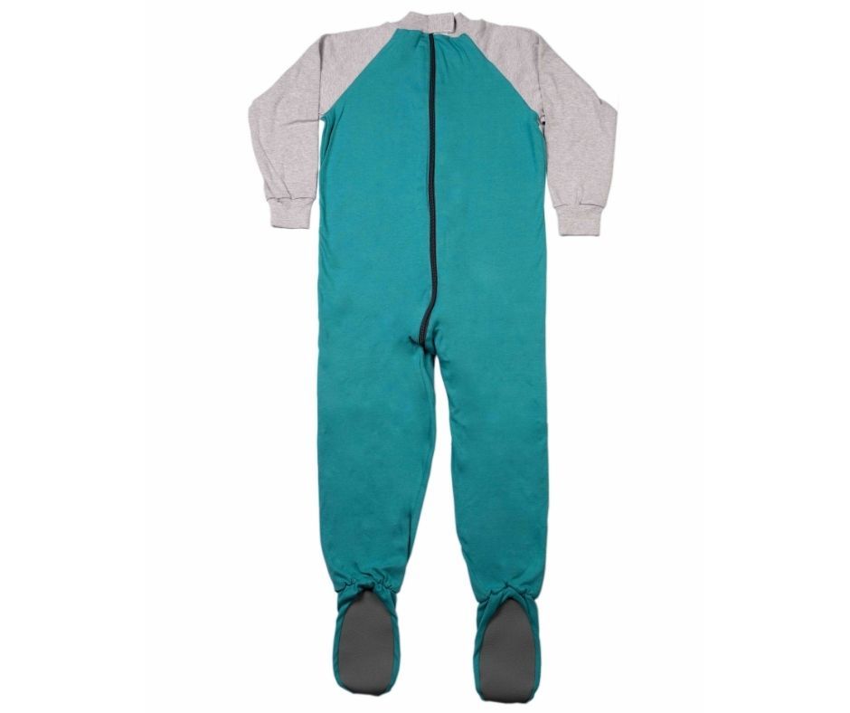 All-In-One Zip Back Pyjama - Cotton | Fledglings