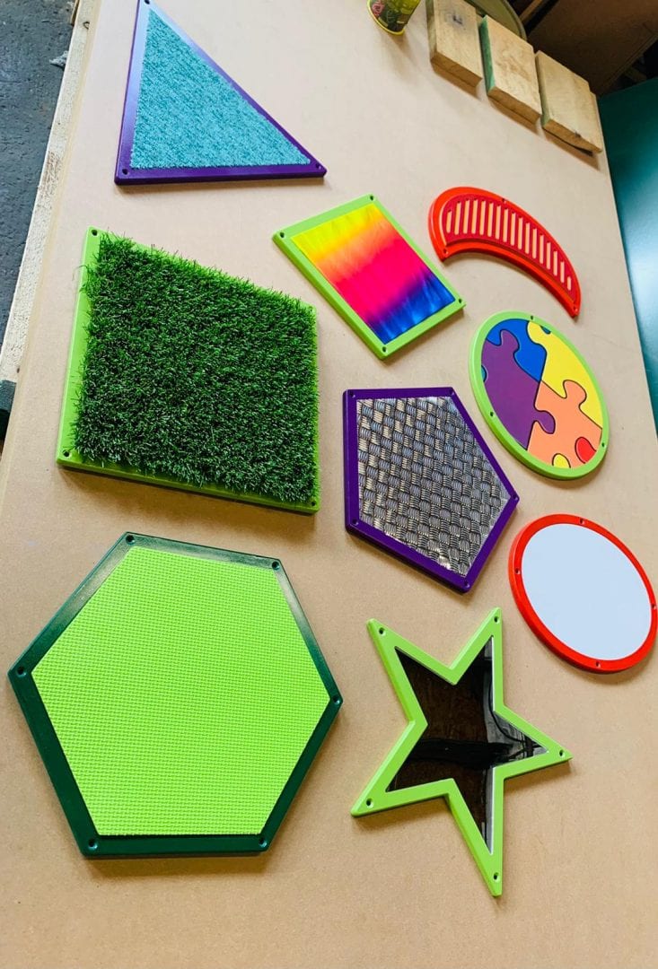 Set of 9 Tactile Shapes | Fledglings